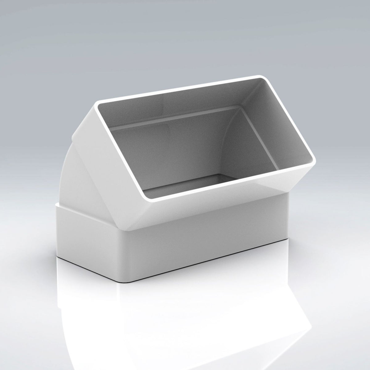 110x54mm 45° Vertical Bend Rectangular Ducting – Buy Ventilation