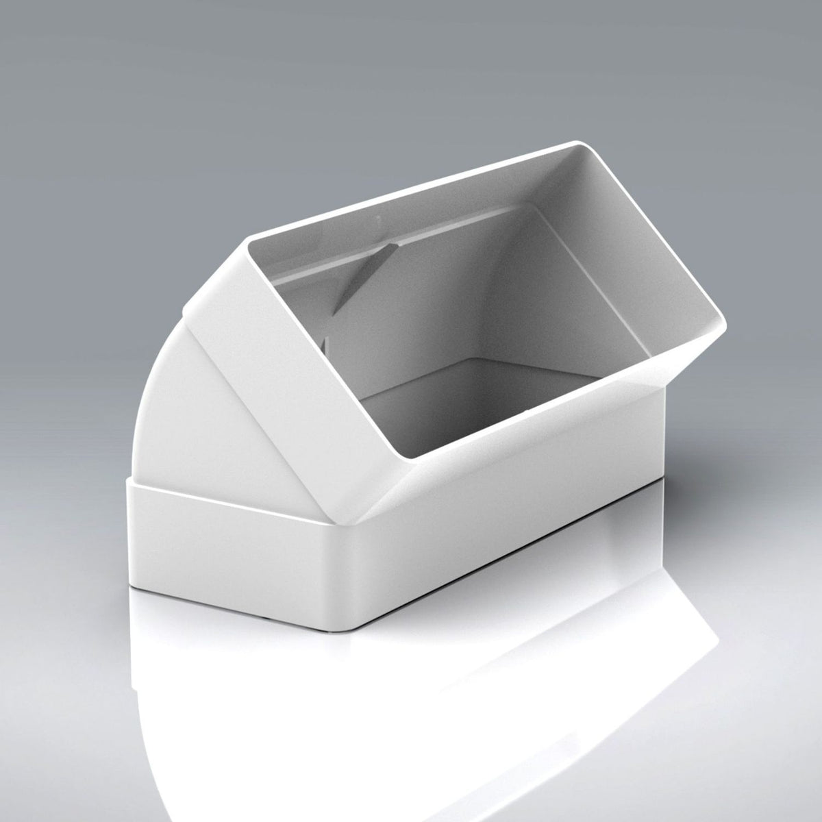 220x90mm 45° Vertical Bend Rectangular Ducting – Buy Ventilation