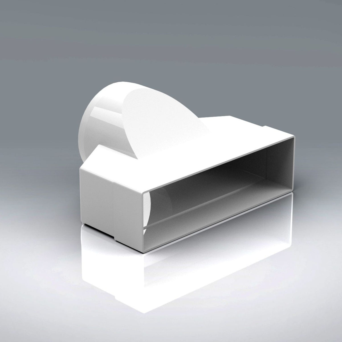 204x60mm Rectangular to 100mm Round Adaptor Rectangular Ducting – Buy ...