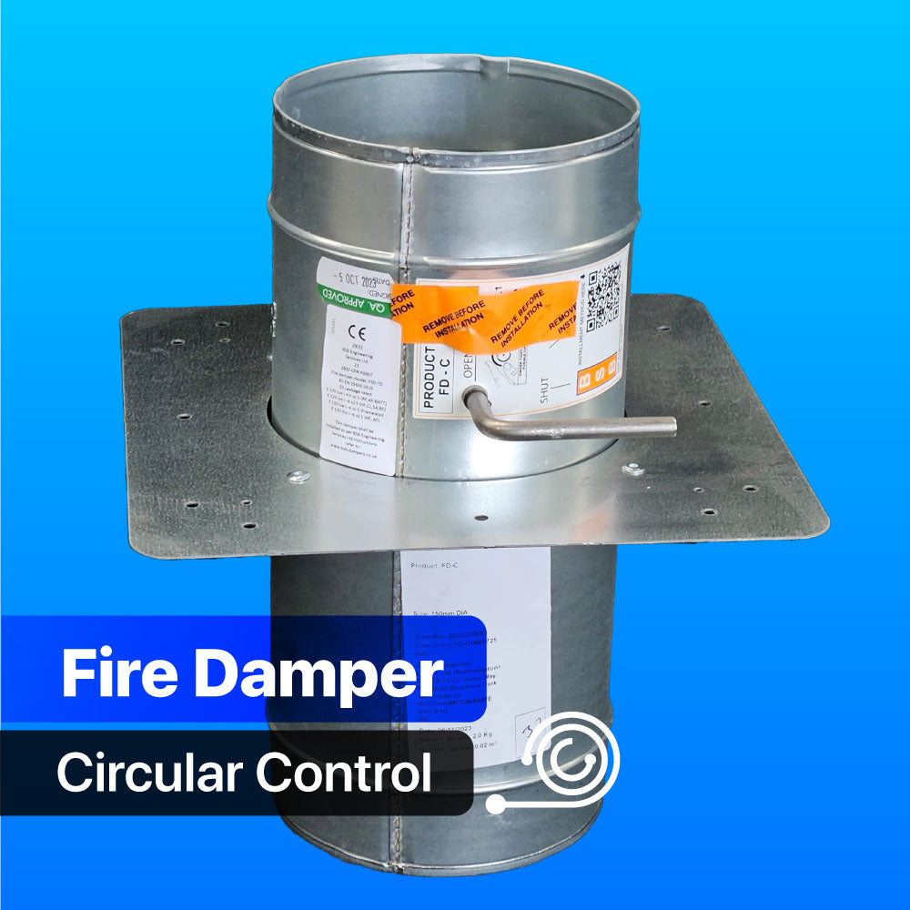 External Reset Fire Damper (Circular) – Buy Ventilation